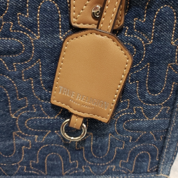 True Religion | Bags | Nwt True Religion Quilted Tote Satchel Crossbody ...